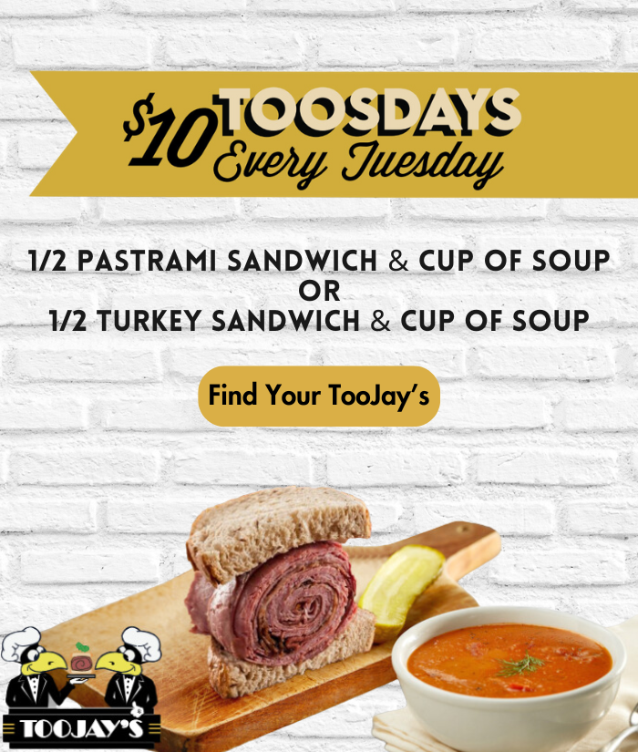 Home - TooJay’s Deli • Bakery • Restaurant